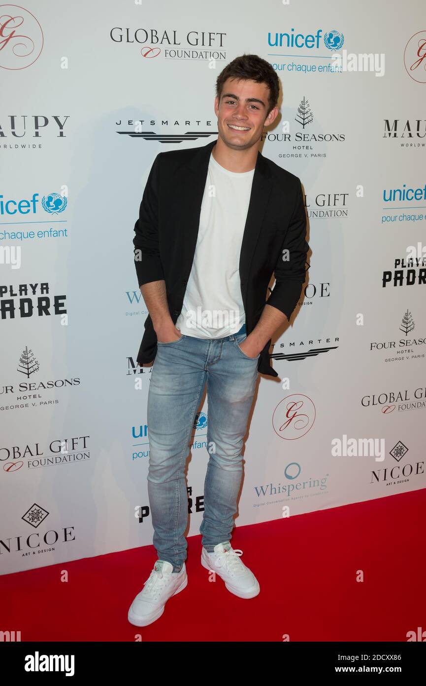 Clement Remiens attending the Global Gift Gala in aid of Unicef France ...