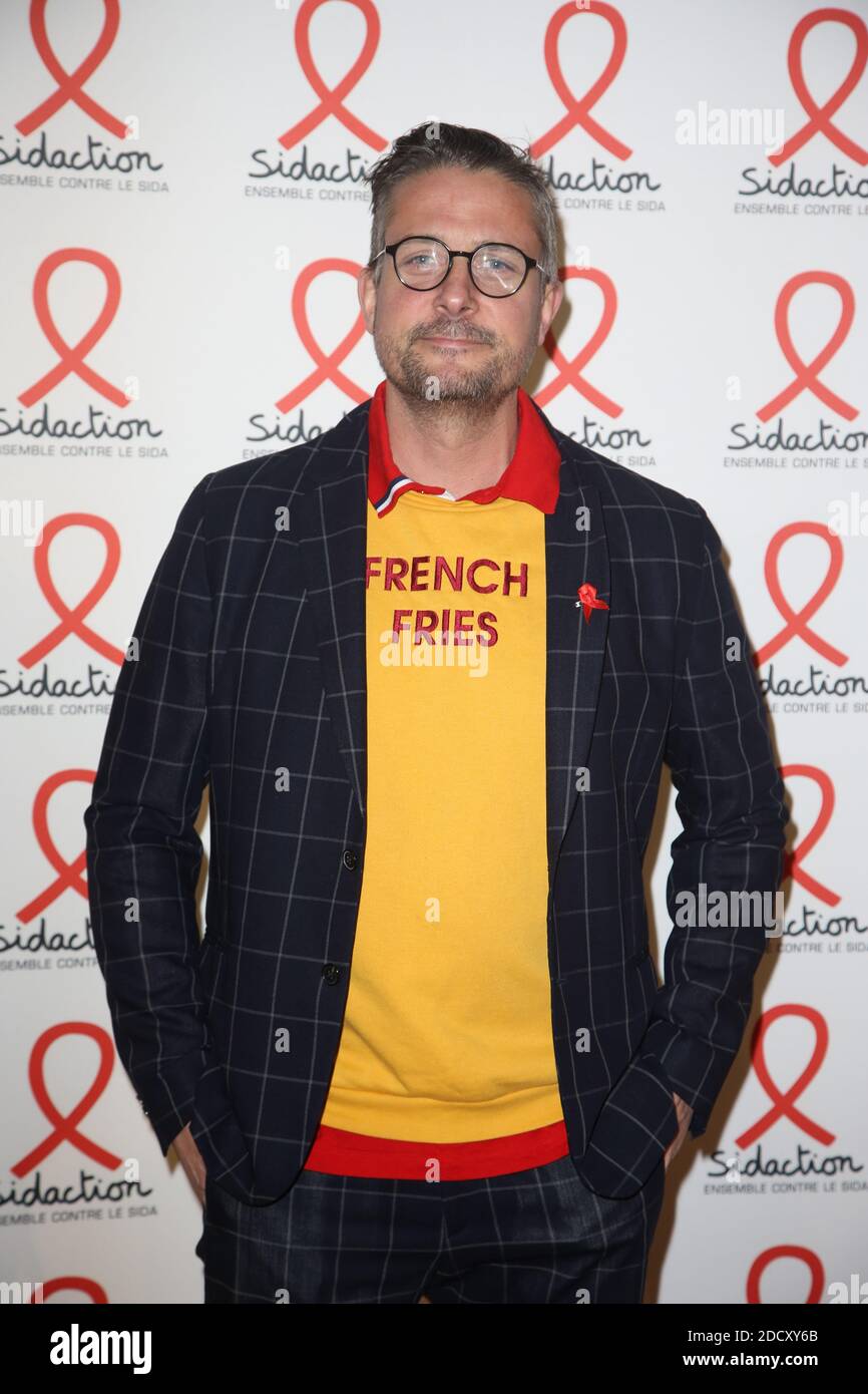 Le Tone posing at a photocall for the launch party of the 2018 ...