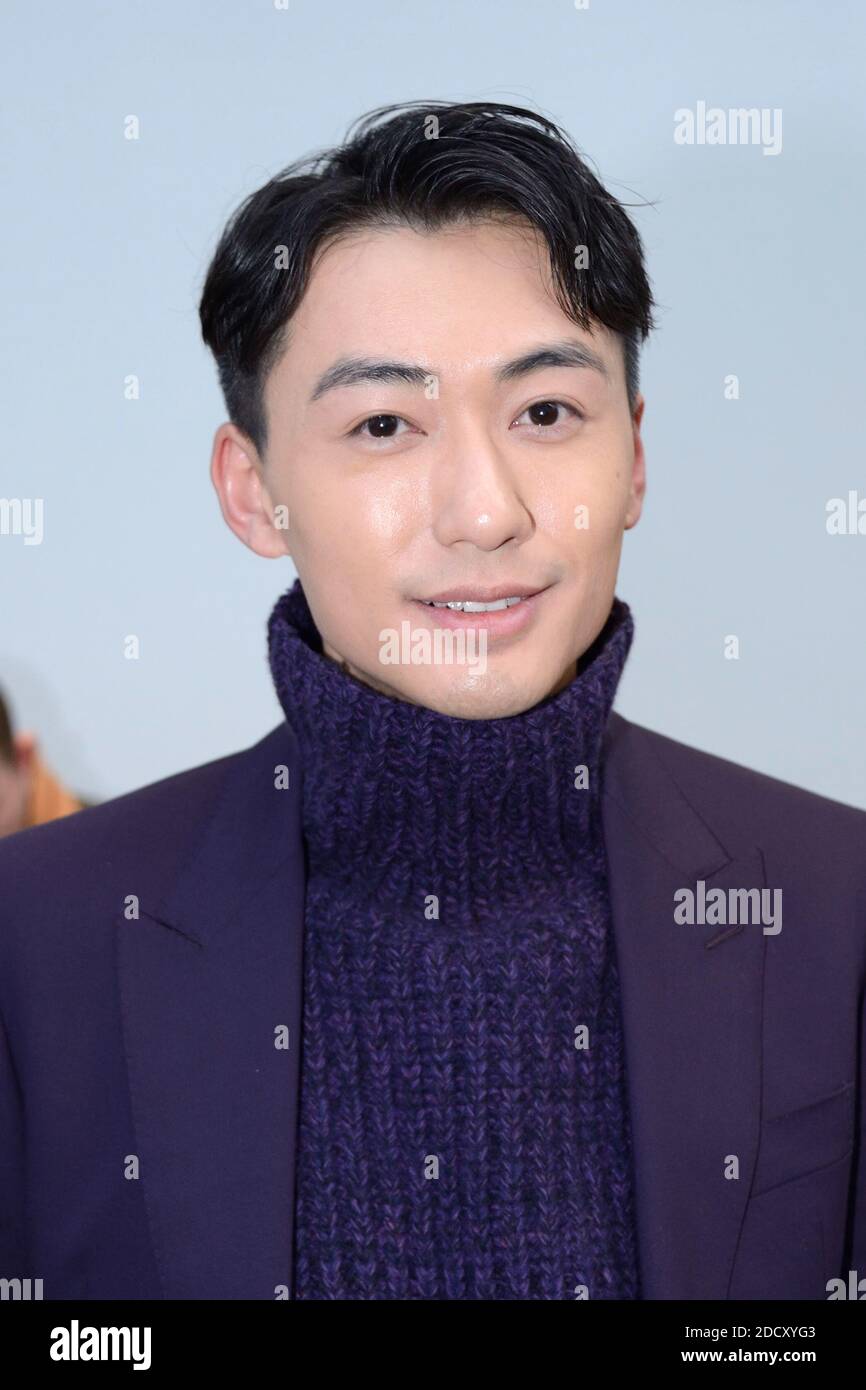 Charles Lam attending the Cerruti 1881 show as part of Paris Men's ...