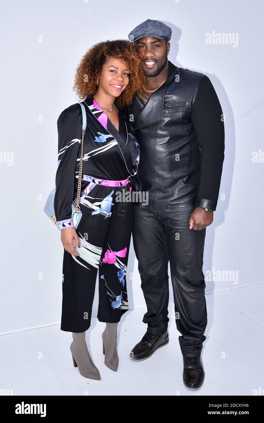 Teddy Riner and Luthna Plocus attending the Leonard show as part of the ...