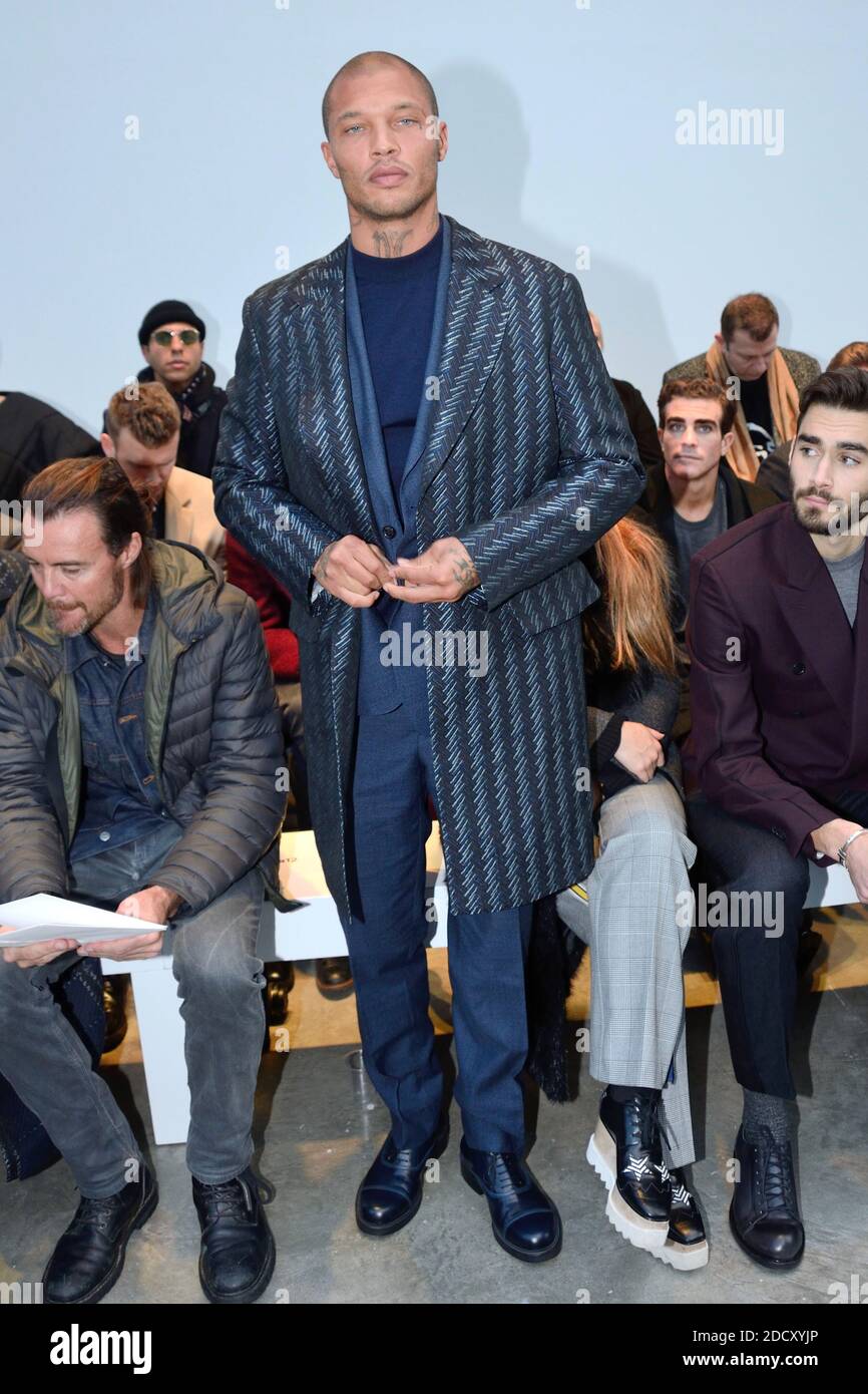 Jeremy Meeks attending the Cerruti 1881 show as part of Paris Men's ...