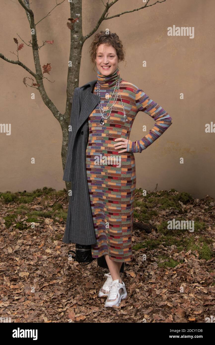 Vicky Krieps attending the Chanel show as part of the Paris Fashion ...