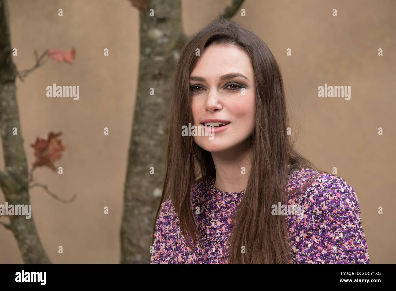 Keira Knightley attending the Chanel show as part of the Paris Fashion ...