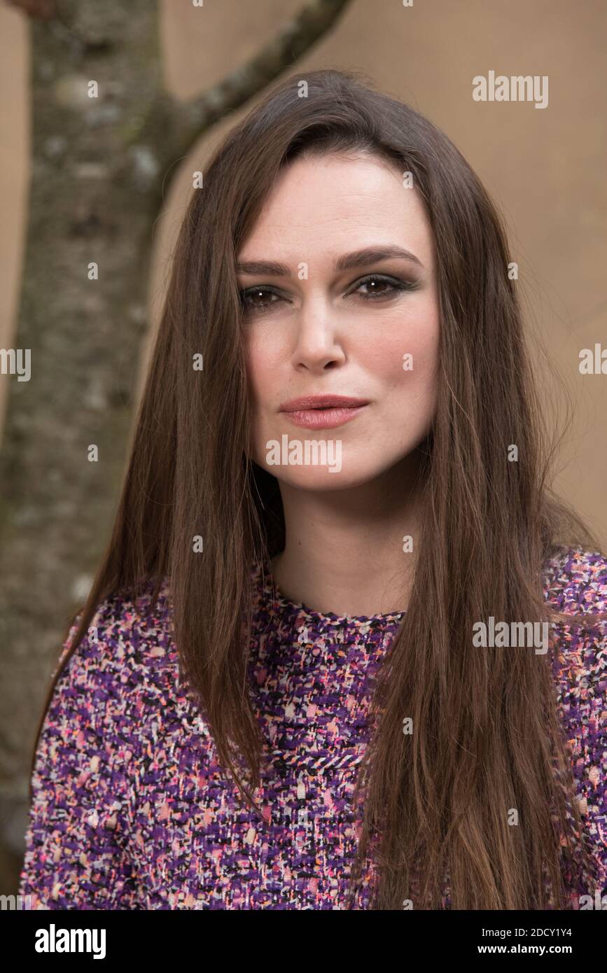 Keira Knightley attending the Chanel show as part of the Paris Fashion ...