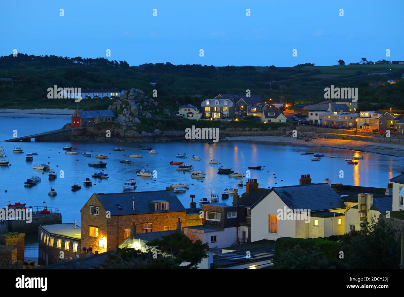 Hugh Town, St Mary s, Isles of Scilly, England Stock Photo - Alamy