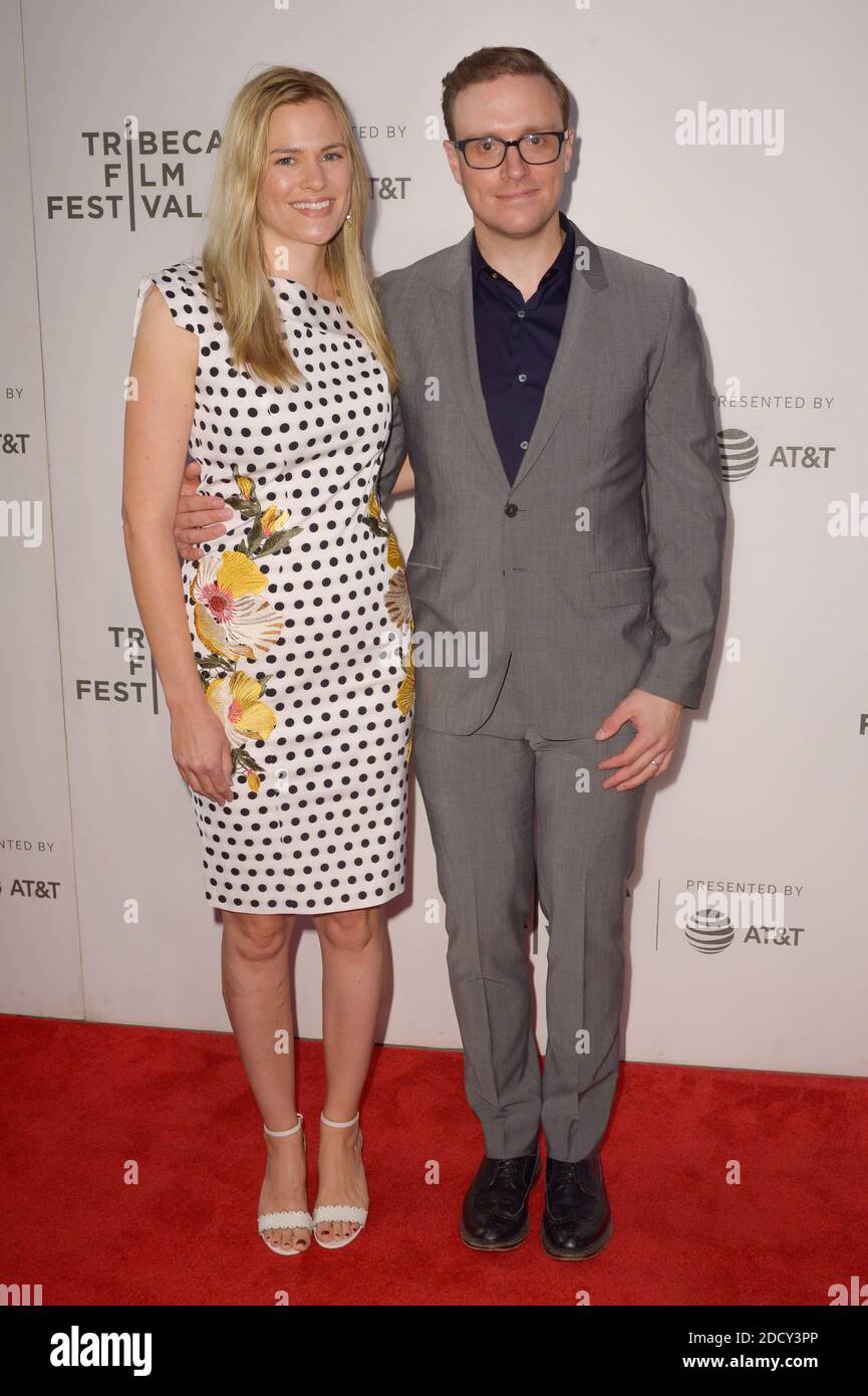 Matthew Hamachek and wife attending the premiere of the movie The ...