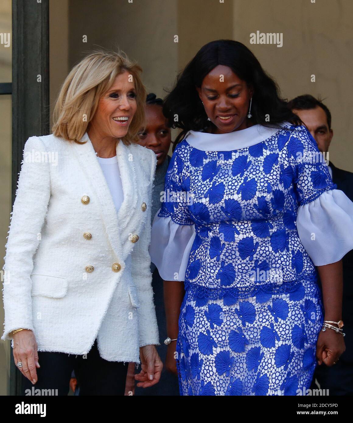 Elysee palace steps macron hi-res stock photography and images - Alamy