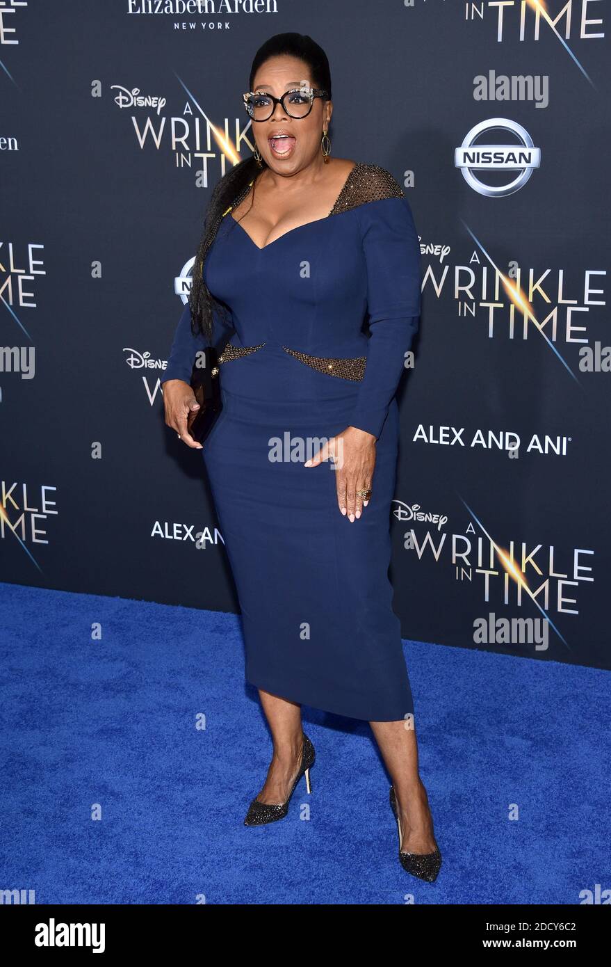 Oprah Winfrey attends the premiere of Disney's 'A Wrinkle In Time' at ...
