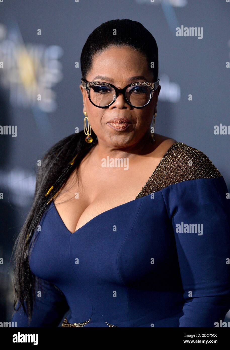 Oprah Winfrey attends the premiere of Disney's 'A Wrinkle In Time' at ...