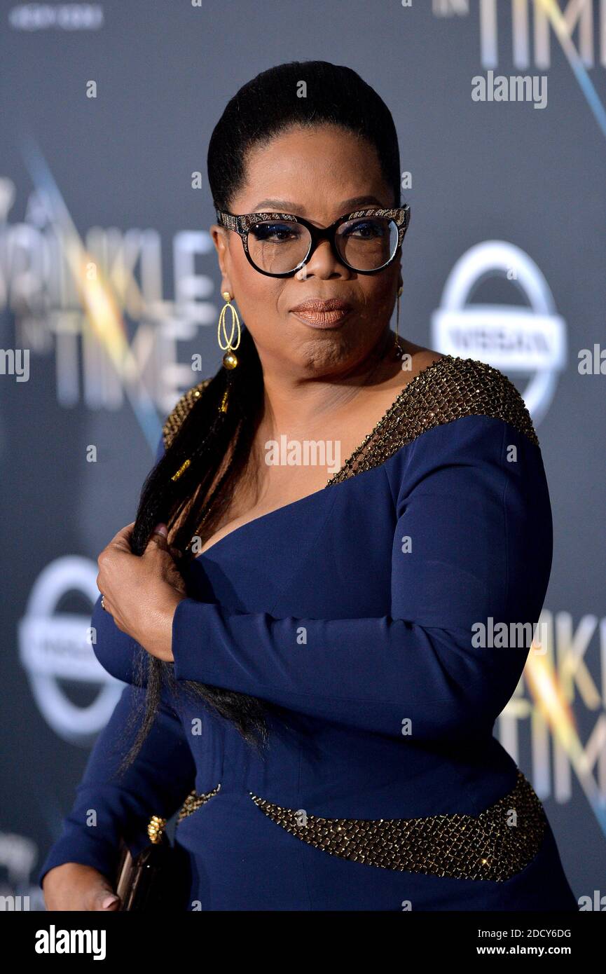 Oprah Winfrey attends the premiere of Disney's 'A Wrinkle In Time' at ...