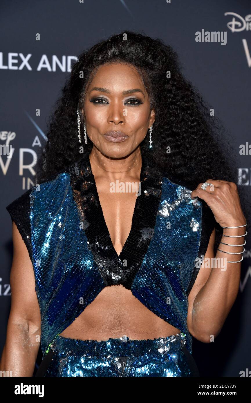 Angela Bassett attends the premiere of Disney's 'A Wrinkle In Time' at ...