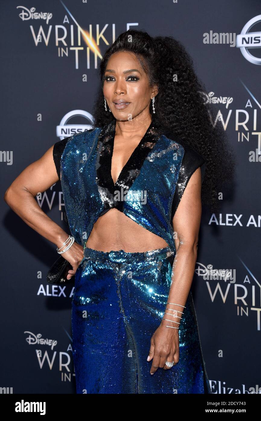 Angela Bassett attends the premiere of Disney's 'A Wrinkle In Time' at ...