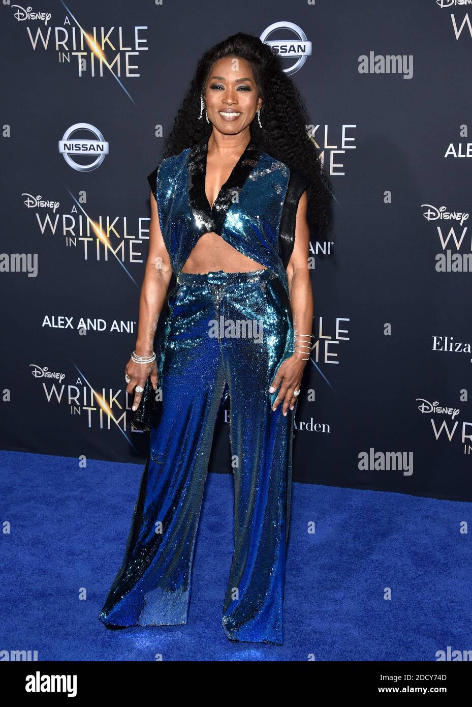Angela Bassett attends the premiere of Disney's 'A Wrinkle In Time' at ...