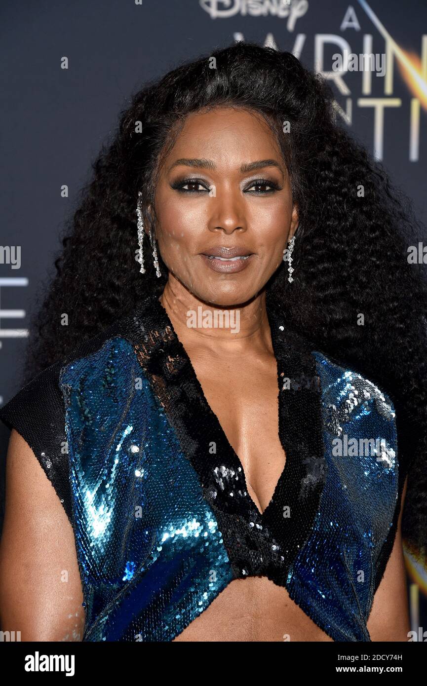 Angela Bassett attends the premiere of Disney's 'A Wrinkle In Time' at ...