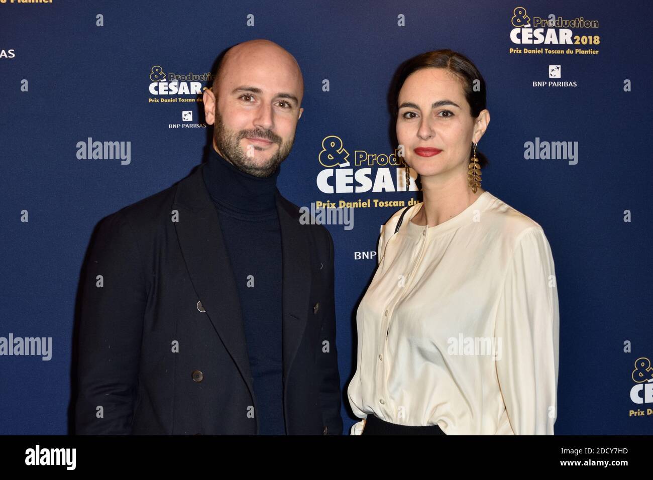 Anna Tordjman et son frere Harry assistent au Prix Daniel Toscan du ...