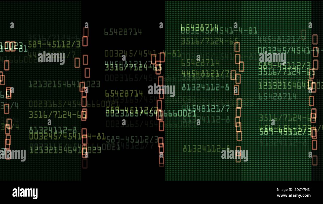 data monitor numbers light render illustration background Stock Photo ...