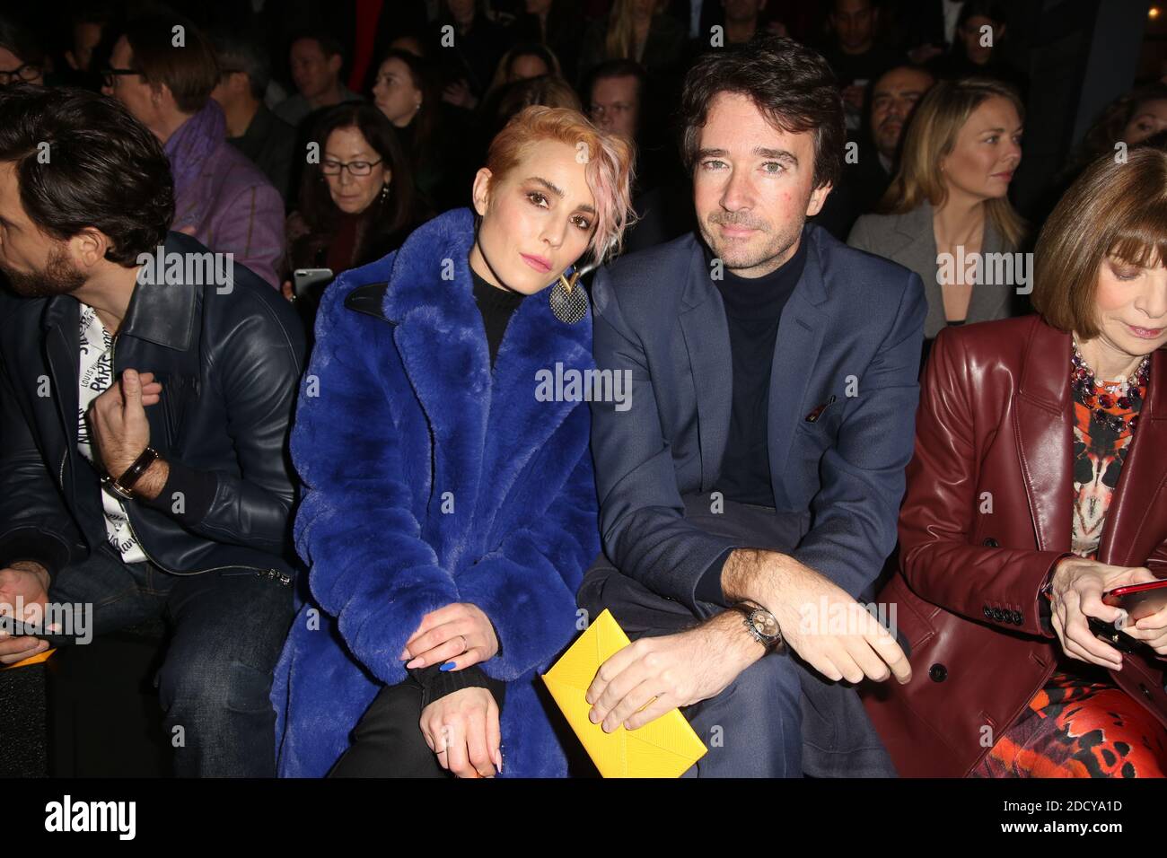 Naomi Rapace and Antoine Arnault attending the Louis Vuitton show as ...