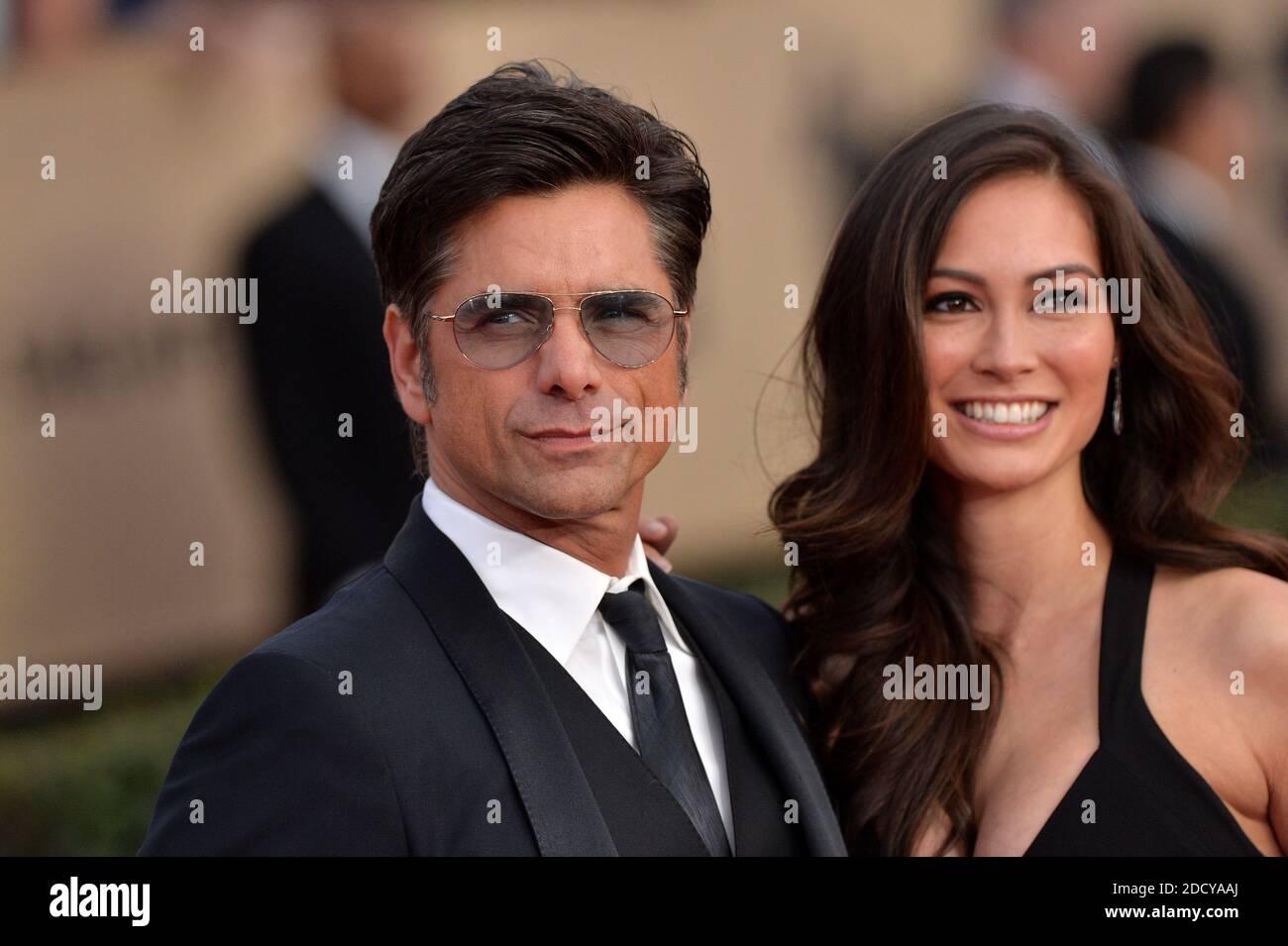 John Stamos and Caitlin McHugh attend the 24th Annual Screen Actors ...