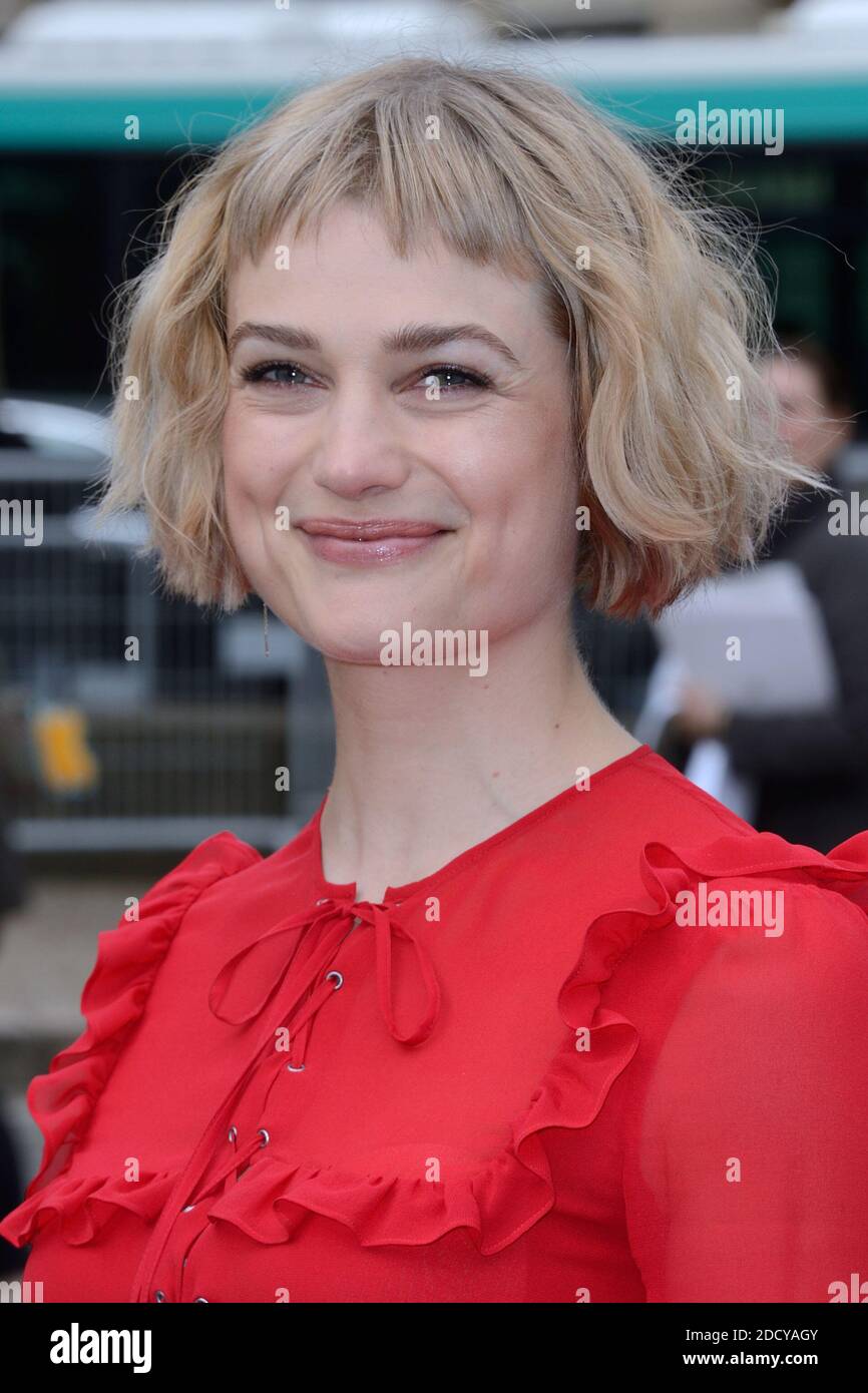 Alison Sudol attending the Miu Miu show as part of the Paris Fashion ...