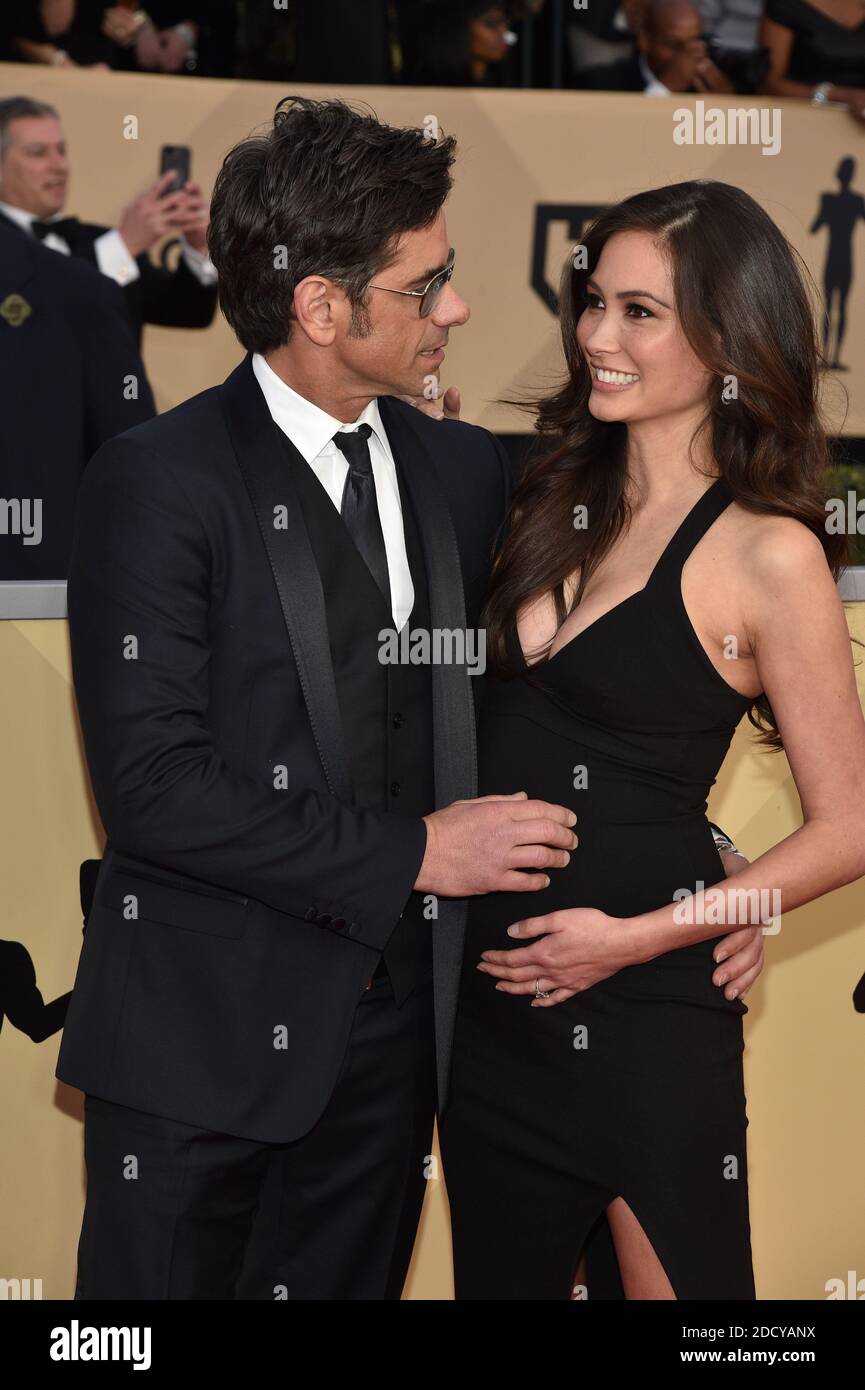 John Stamos and Caitlin McHugh attend the 24th Annual Screen Actors ...