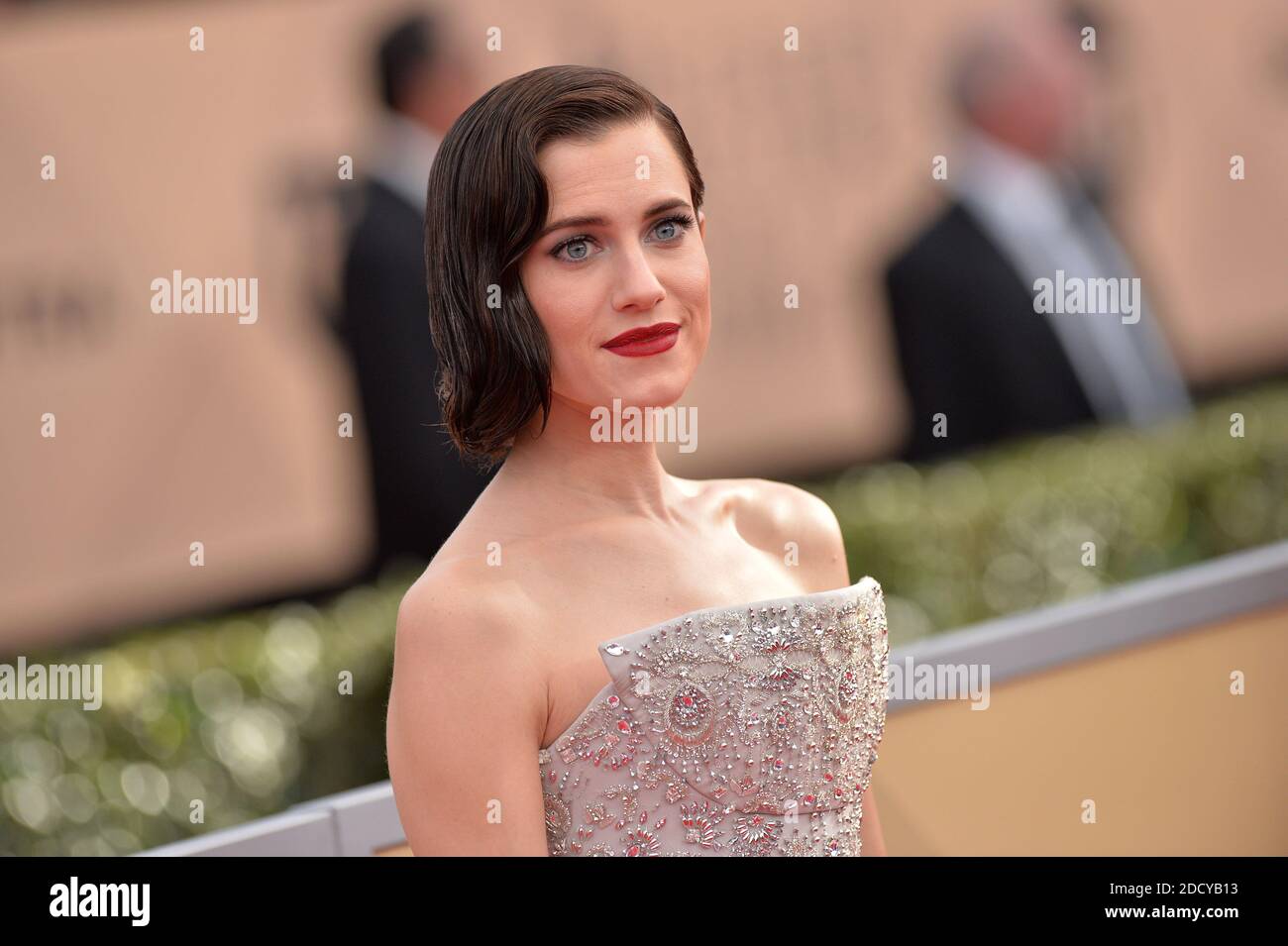 Allison Williams attends the 24th Annual Screen Actors Guild Awards at ...