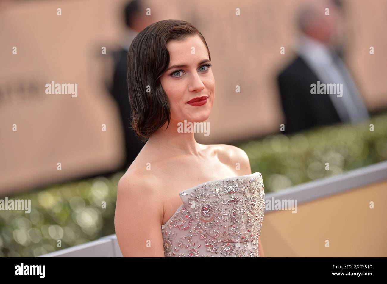 Allison Williams attends the 24th Annual Screen Actors Guild Awards at ...