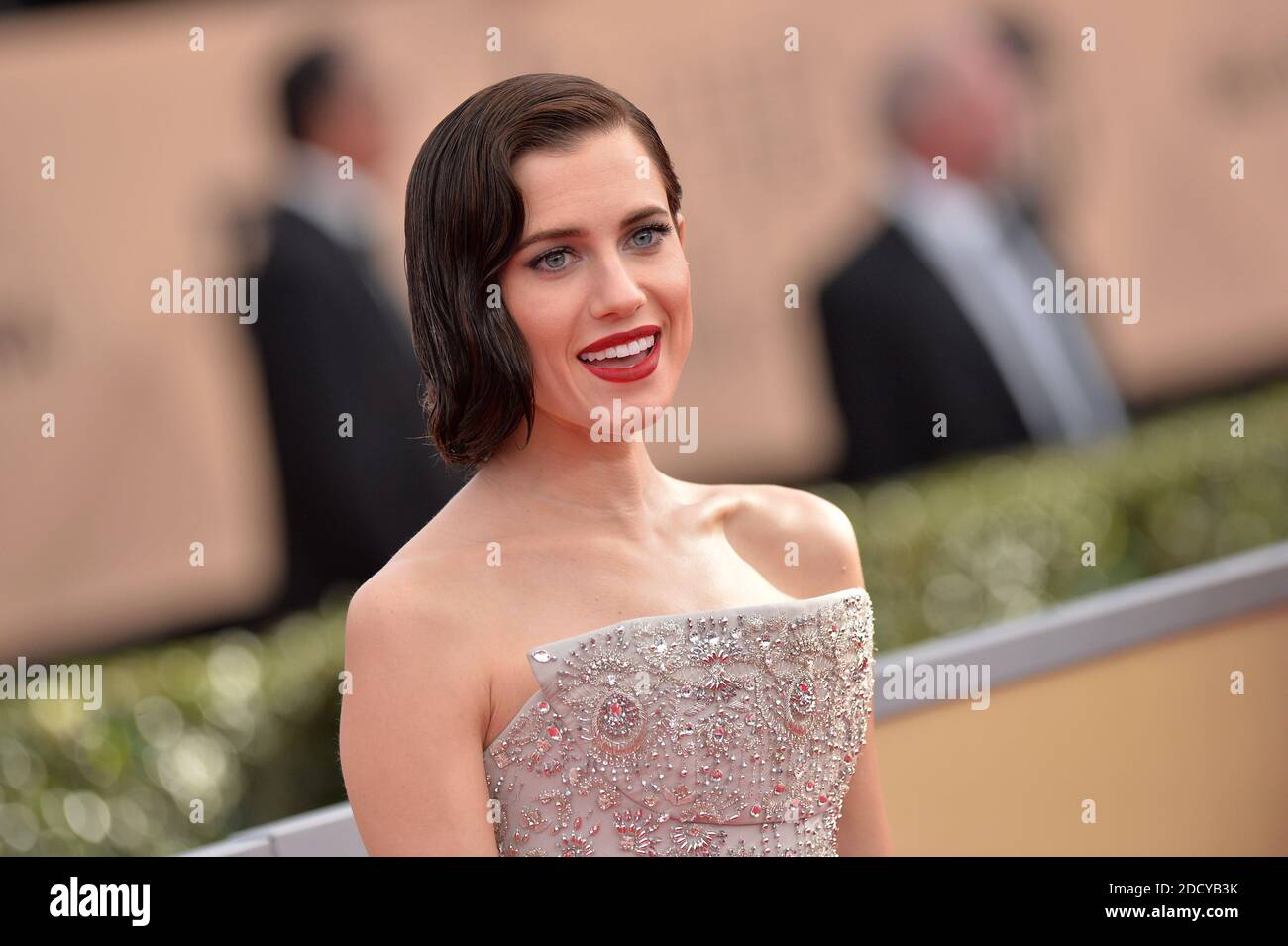 Allison Williams attends the 24th Annual Screen Actors Guild Awards at ...