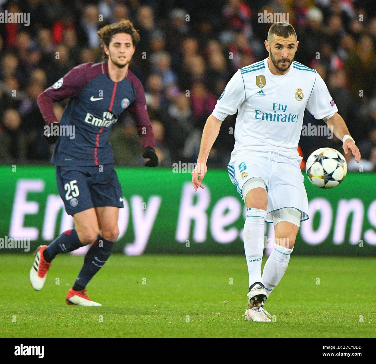 Real Madrid's Karim Benzema during the UEFA Champions League Round of ...