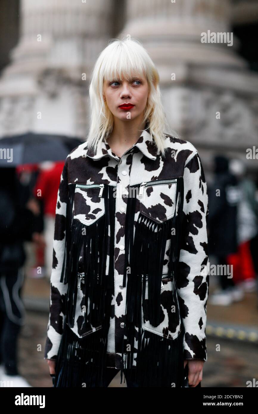 Street style, model Marjan Jonkman after Y3 Fall-Winter 2018-2019 ...