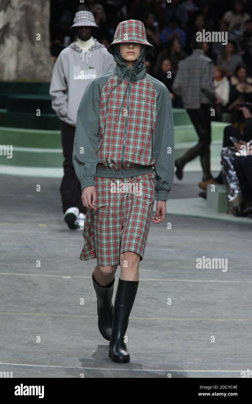 A model walks the runway during the Lacoste Womenswear Fall-Winter 2018 ...