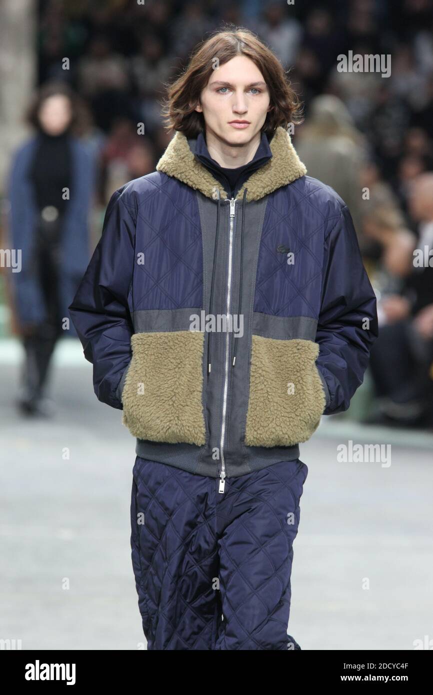 A model walks the runway during the Lacoste Womenswear Fall-Winter 2018 ...