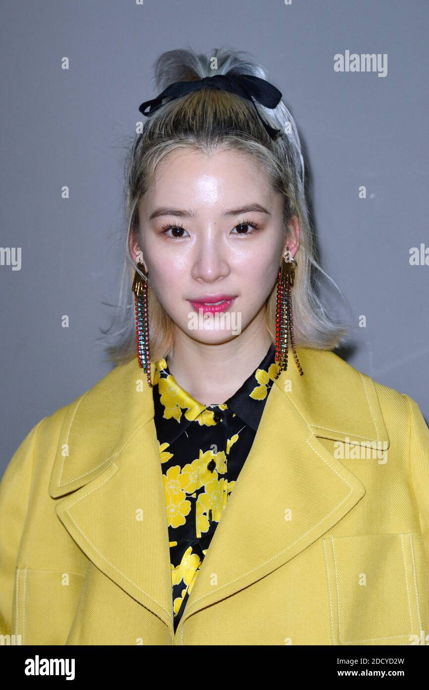 Irene Kim attending the Rochas show as part of the Paris Fashion Week ...