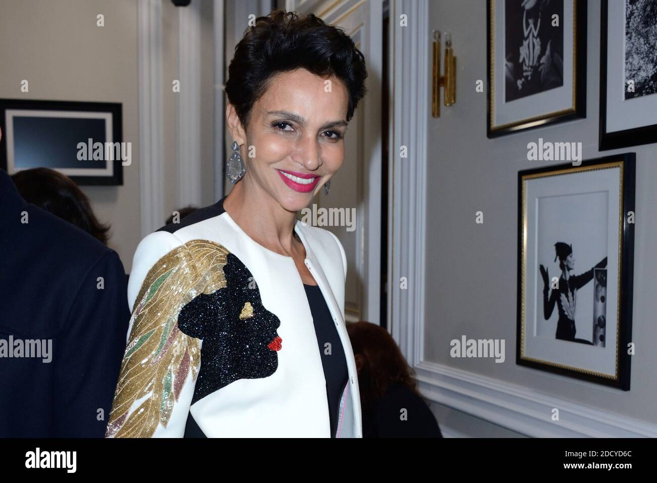 Farida Khelfa attending the Schiaparelli show as part of Paris Haute ...
