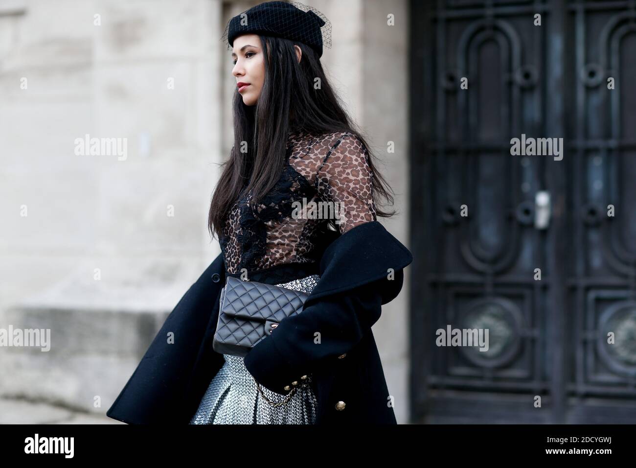 Street style, Oriana Findlay arriving at Altuzarra Fall-Winter 2018 ...