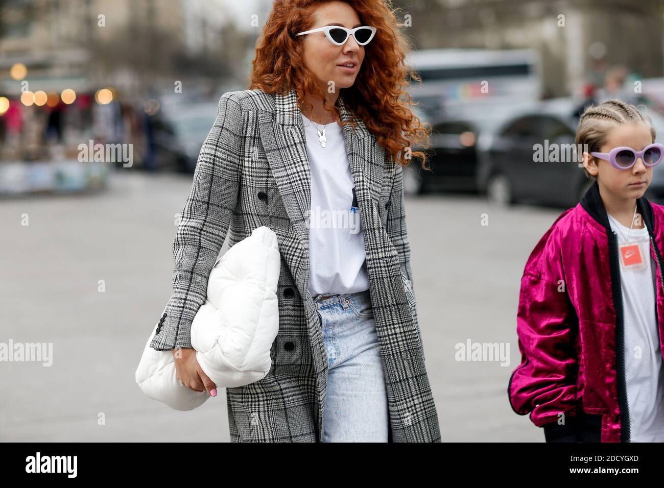 Street style, Natasha Zinko arriving at Haider Ackermann Fall-Winter ...