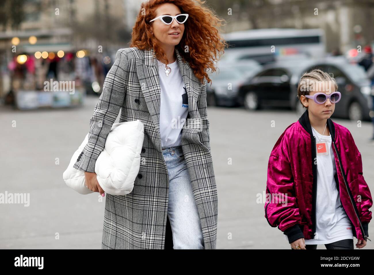 Street style, Natasha Zinko arriving at Haider Ackermann Fall-Winter ...