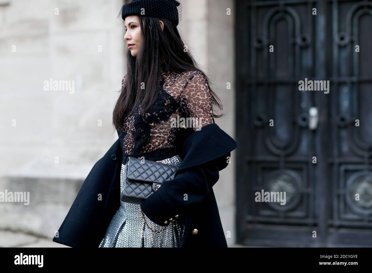 Street style, Oriana Findlay arriving at Altuzarra Fall-Winter 2018 ...