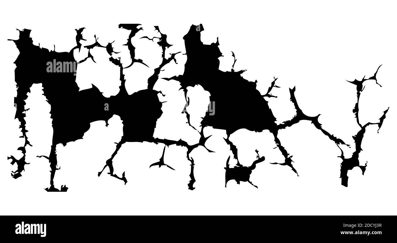 Soil cracks Cut Out Stock Images & Pictures - Alamy