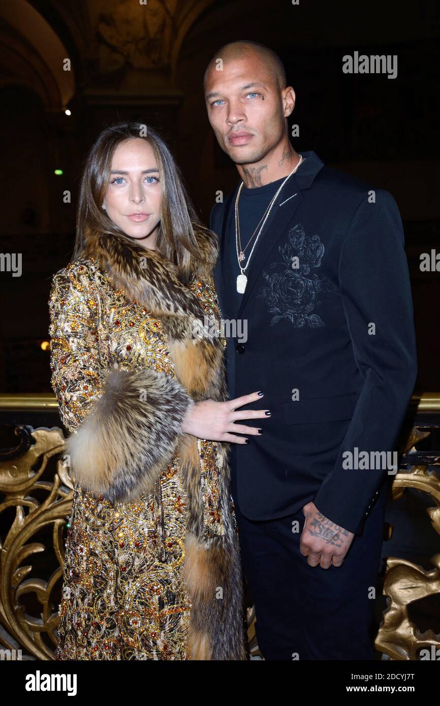 Chloe Green and Jeremy Meeks attending the Ralph and Russo show as part ...