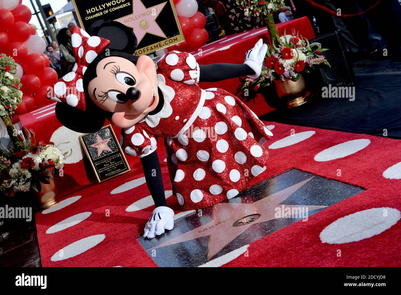 Minnie Mouse honored with a Star on The Hollywood Walk of Fame in ...
