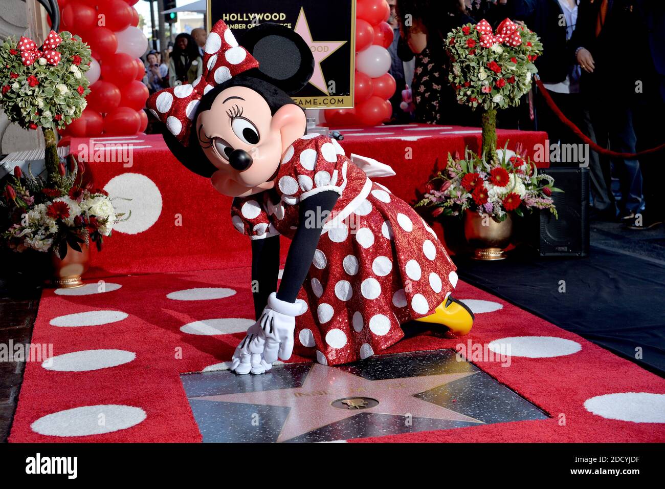 Minnie Mouse honored with a Star on The Hollywood Walk of Fame in ...