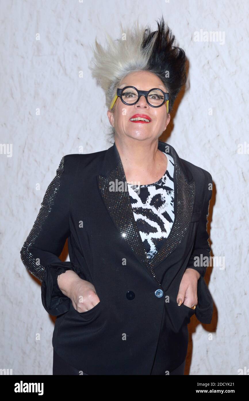 French artist Orlan attending the opening of Liu Bolin x La Maison ...