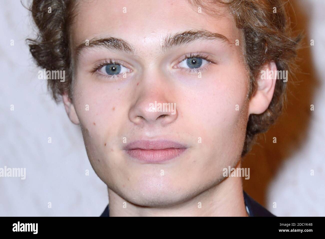 Jules Houplain attending the opening of Liu Bolin x La Maison Ruinart ...