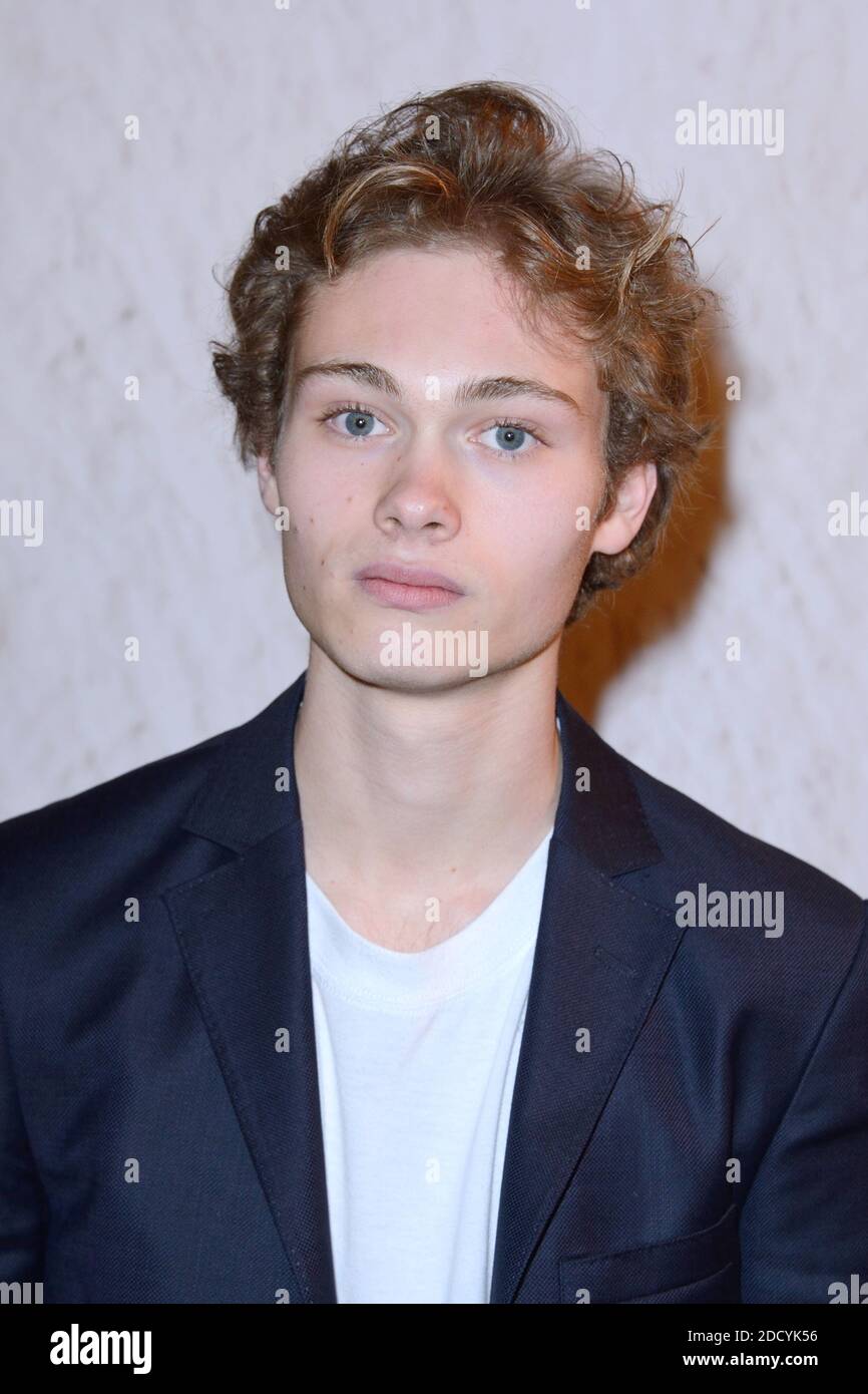 Jules Houplain attending the opening of Liu Bolin x La Maison Ruinart ...