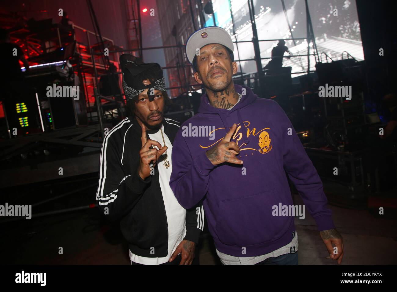 Raggasonic attending NTM perform at AccorHotels Arena in Paris, France ...