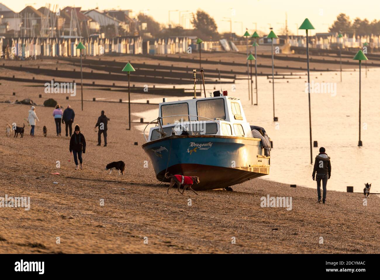 Southend beach huts hi-res stock photography and images - Alamy