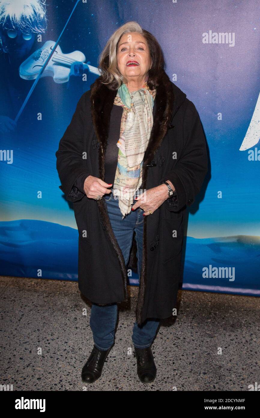 Francoise Fabian lors du photocall du spectacle 'BO le voyage musical ...