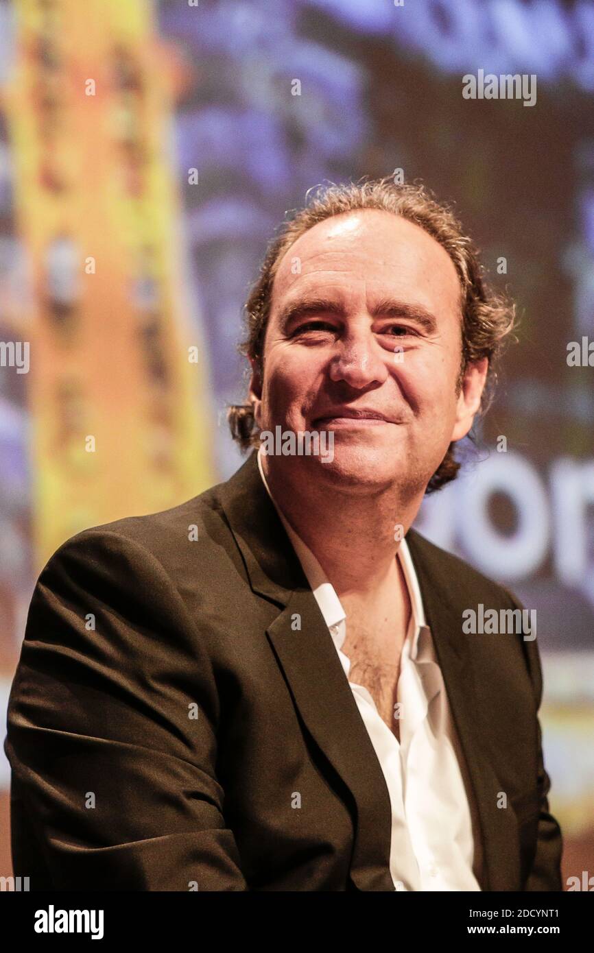 Xavier Niel founder and CEO of Iliad during a deplacement in Bordeaux ...