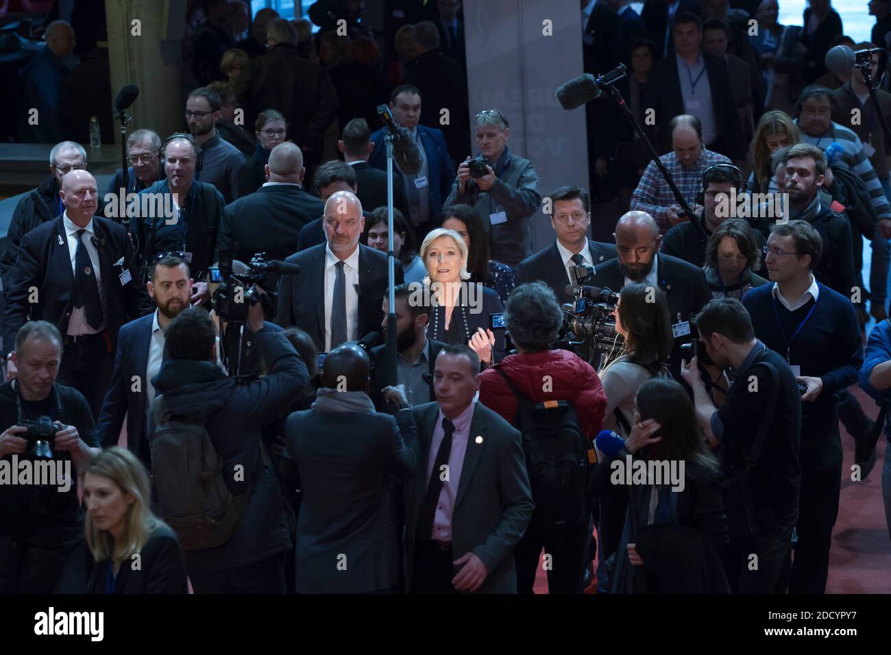 France's far-right party Front National (FN) president Marine Le Pen ...