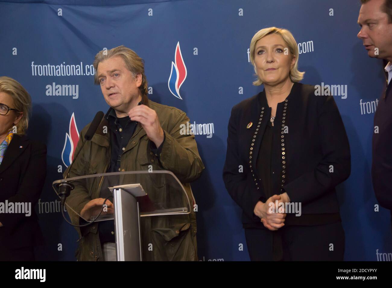 France's far-right party Front National (FN) president Marine Le Pen ...